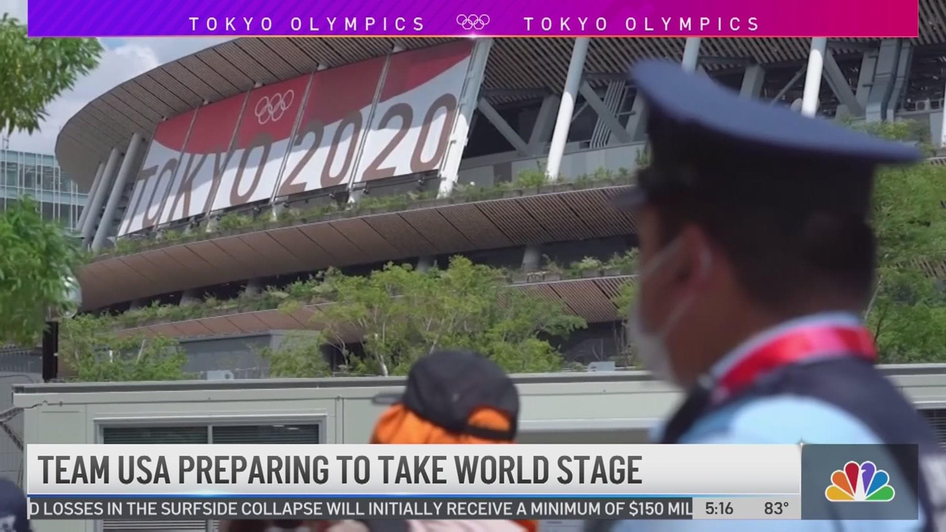Final preps for Opening Ceremony of Tokyo Olympics | NBC Olympics