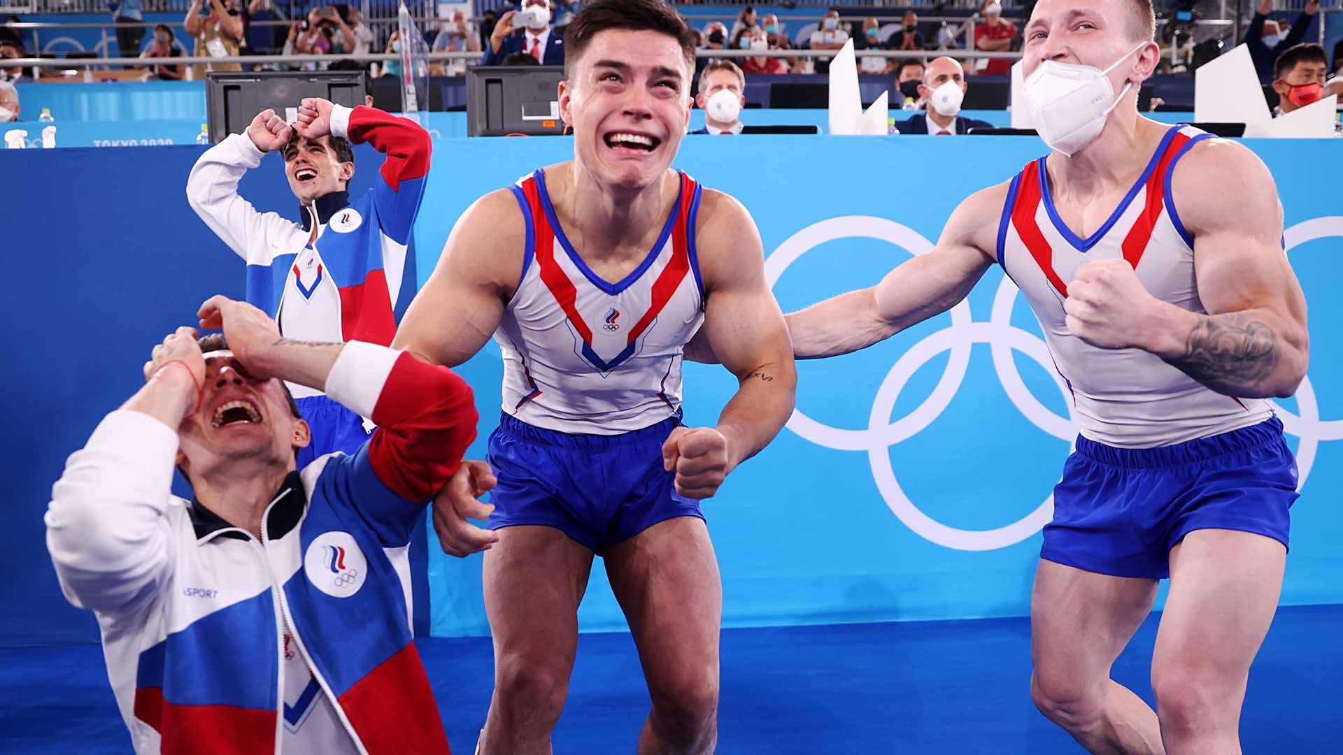 ROC overcomes injuries to win men's gymnastics team final | NBC Olympics