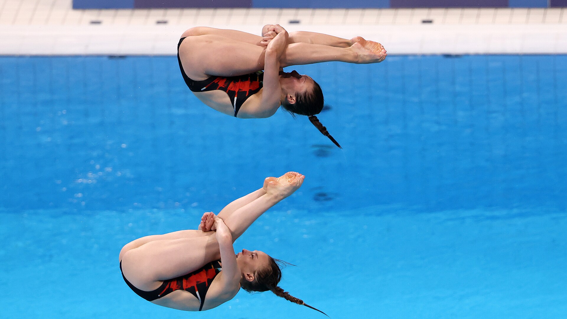 Tokyo: Germany's bronze-winning synchro springboard dives | NBC Olympics