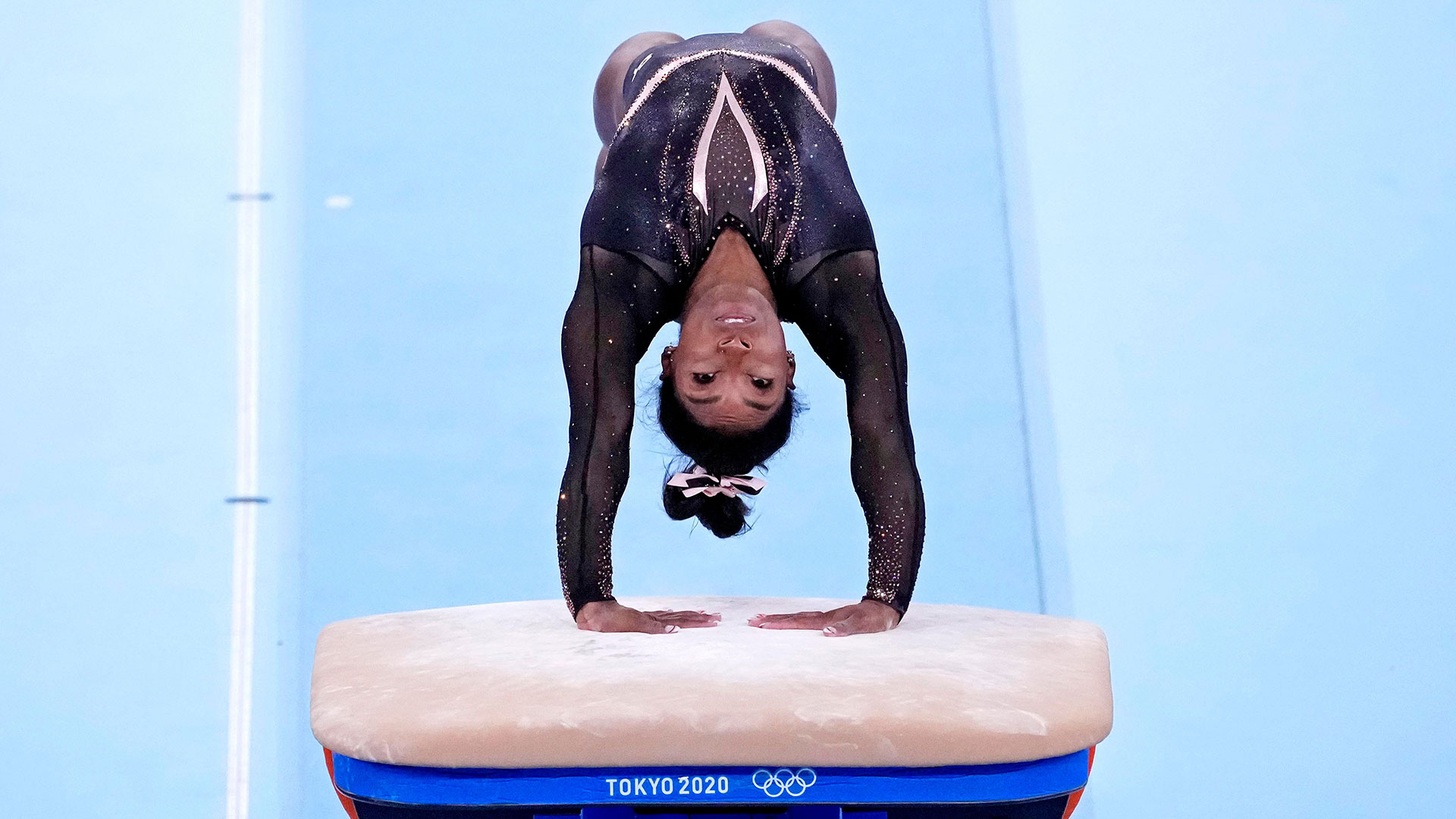 Podium Training: Biles practices Yurchenko double pike | NBC Olympics