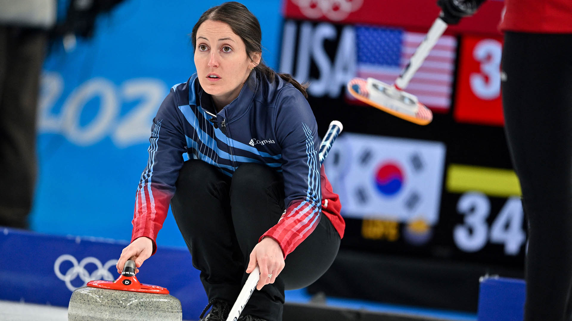 U.S. team takes 7-6 win over South Korea in women's curling | NBC Olympics