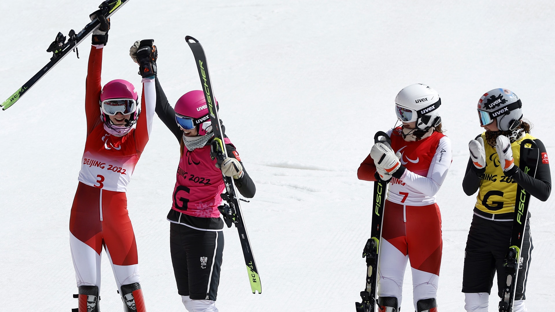 Austria's Aigner sisters dominate podium in slalom | NBC Olympics