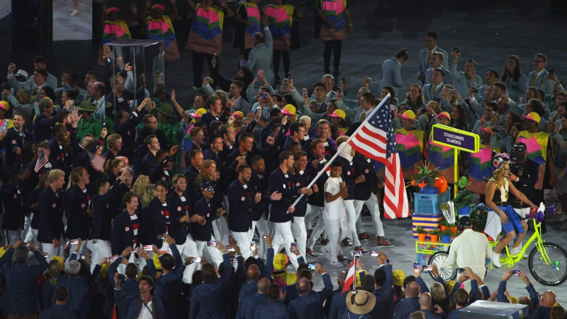 Donning the red, white, and blue for the first time | NBC Olympics