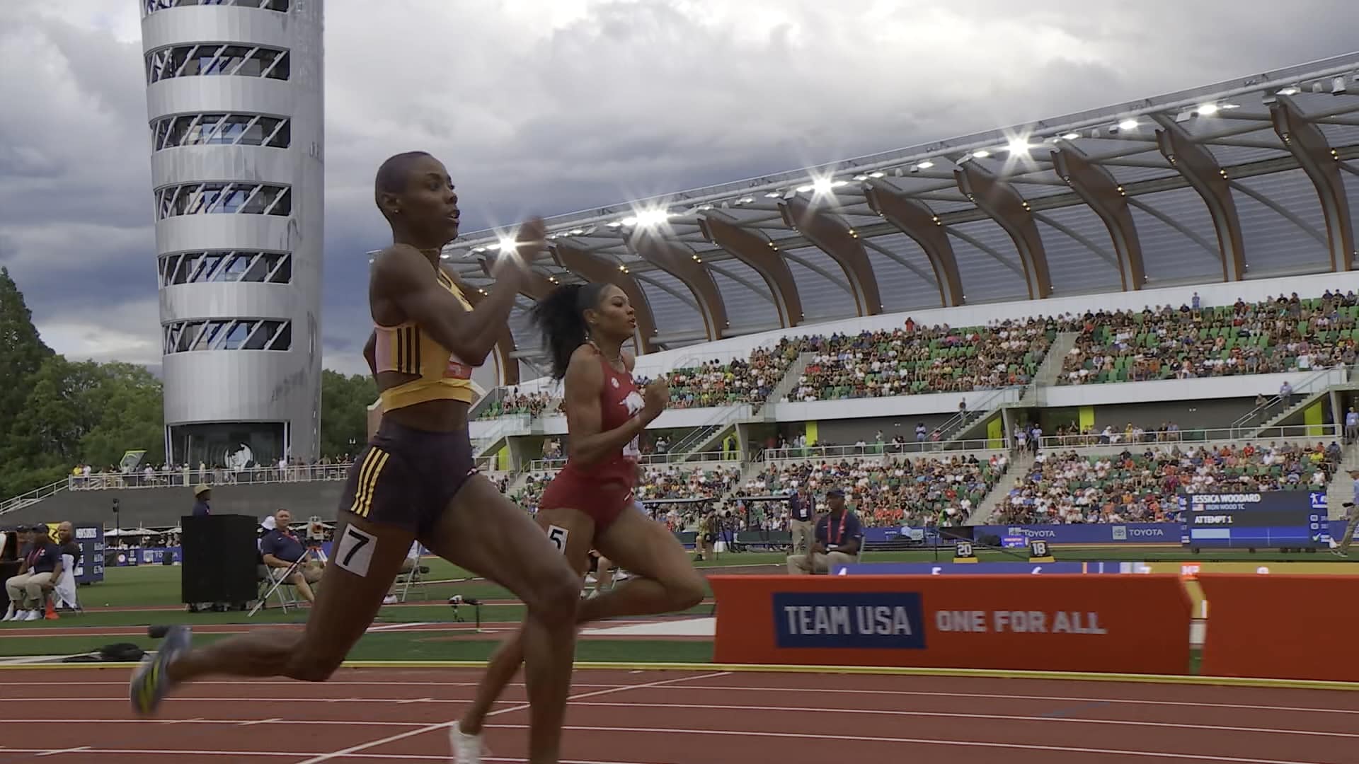 Shamier Little storms to victory in 400m hurdles semi | NBC Olympics