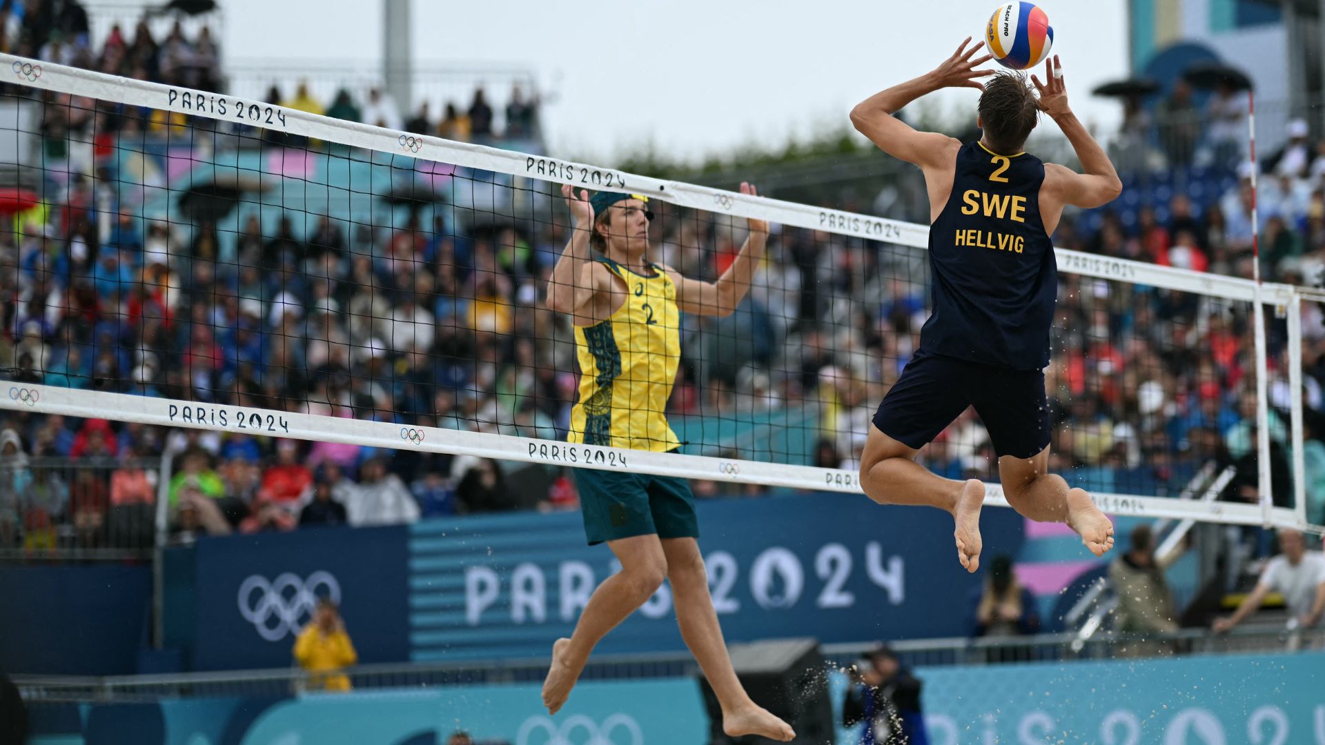 Sweden powers past Australia in straight sets | NBC Olympics