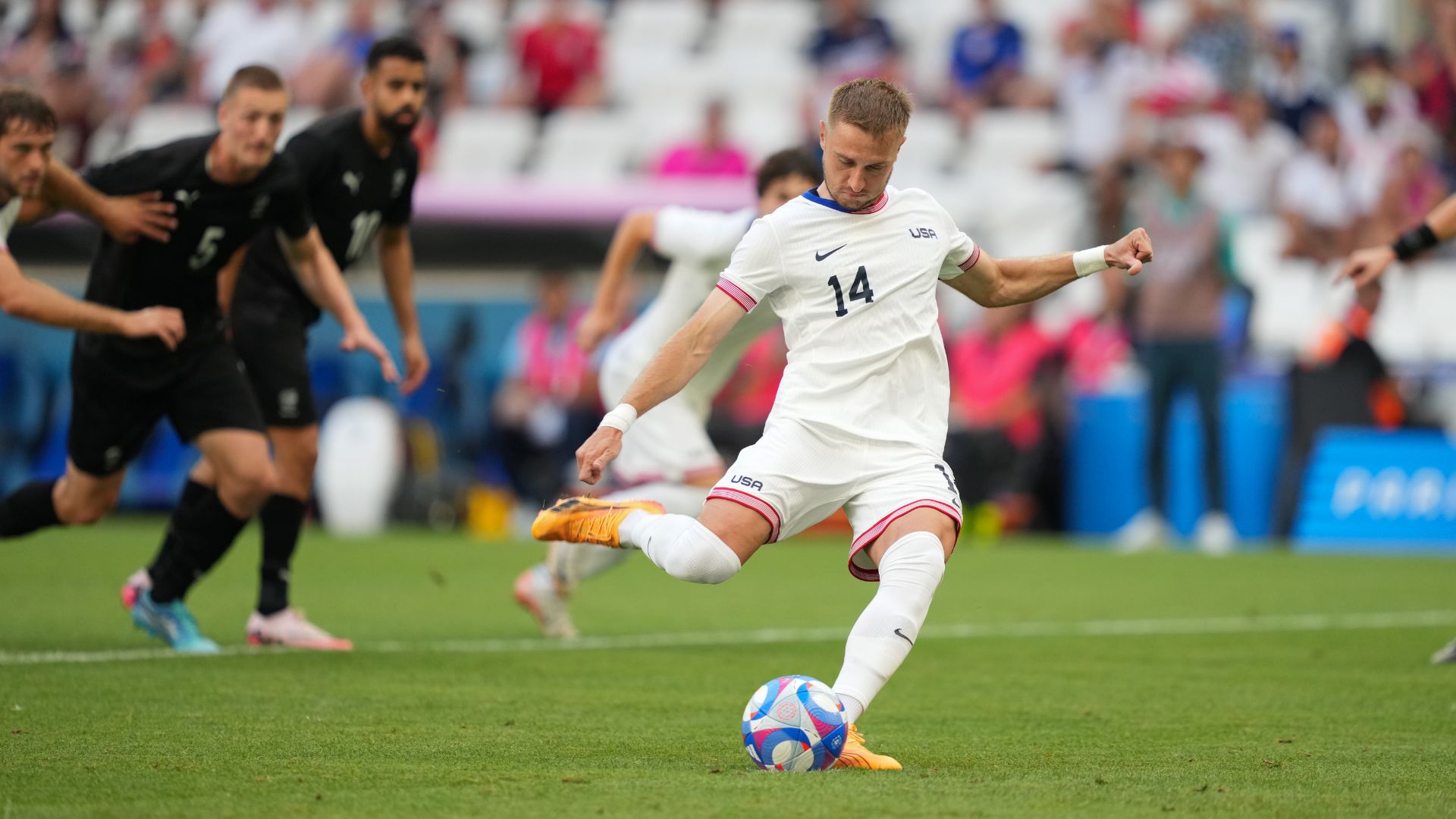 Mihailovic's penalty gives U.S. men's first goal at Olympics | NBC Olympics