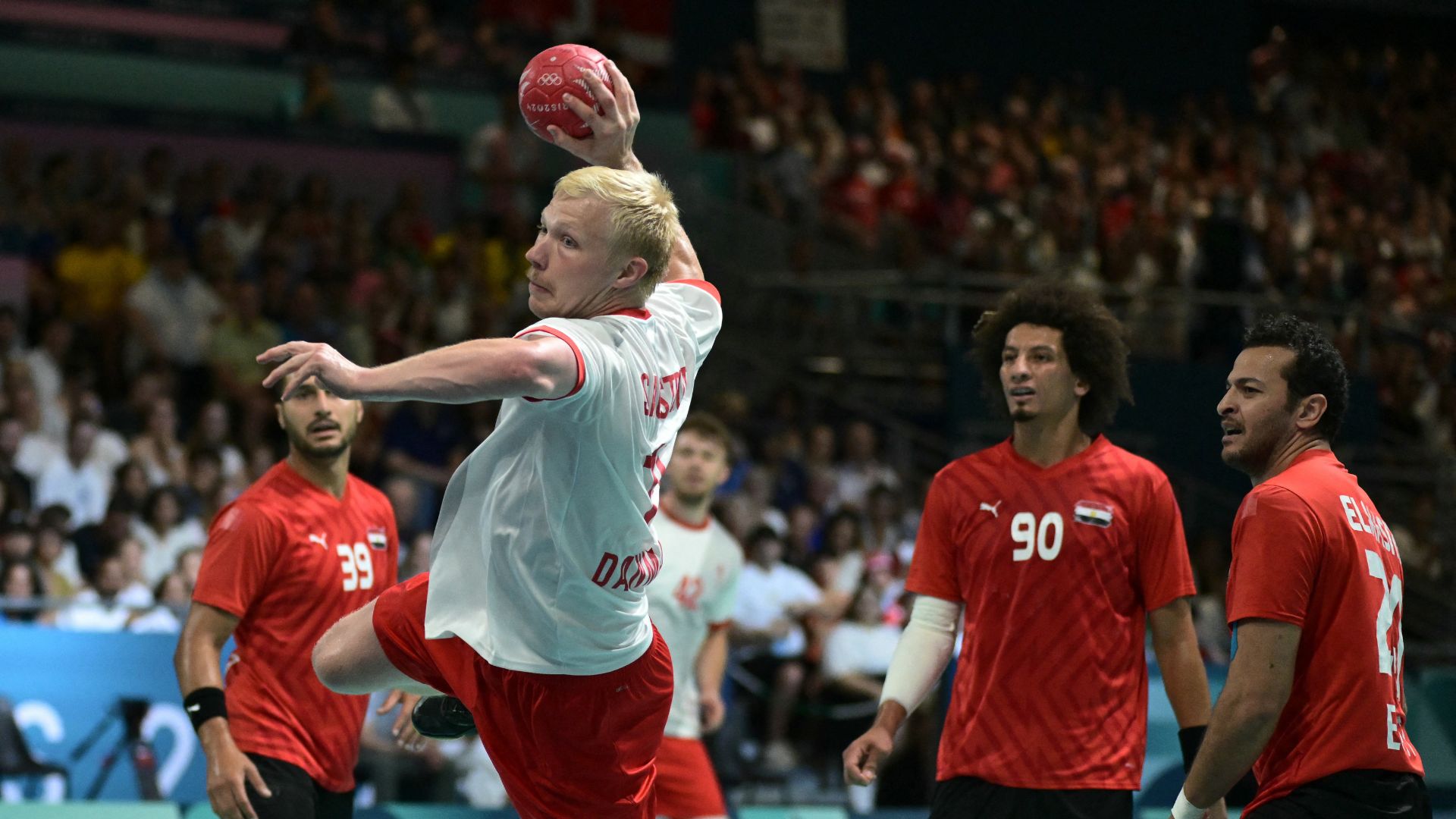 Denmark slams Egypt in handball prelims at 2024 Paris Games | NBC Olympics