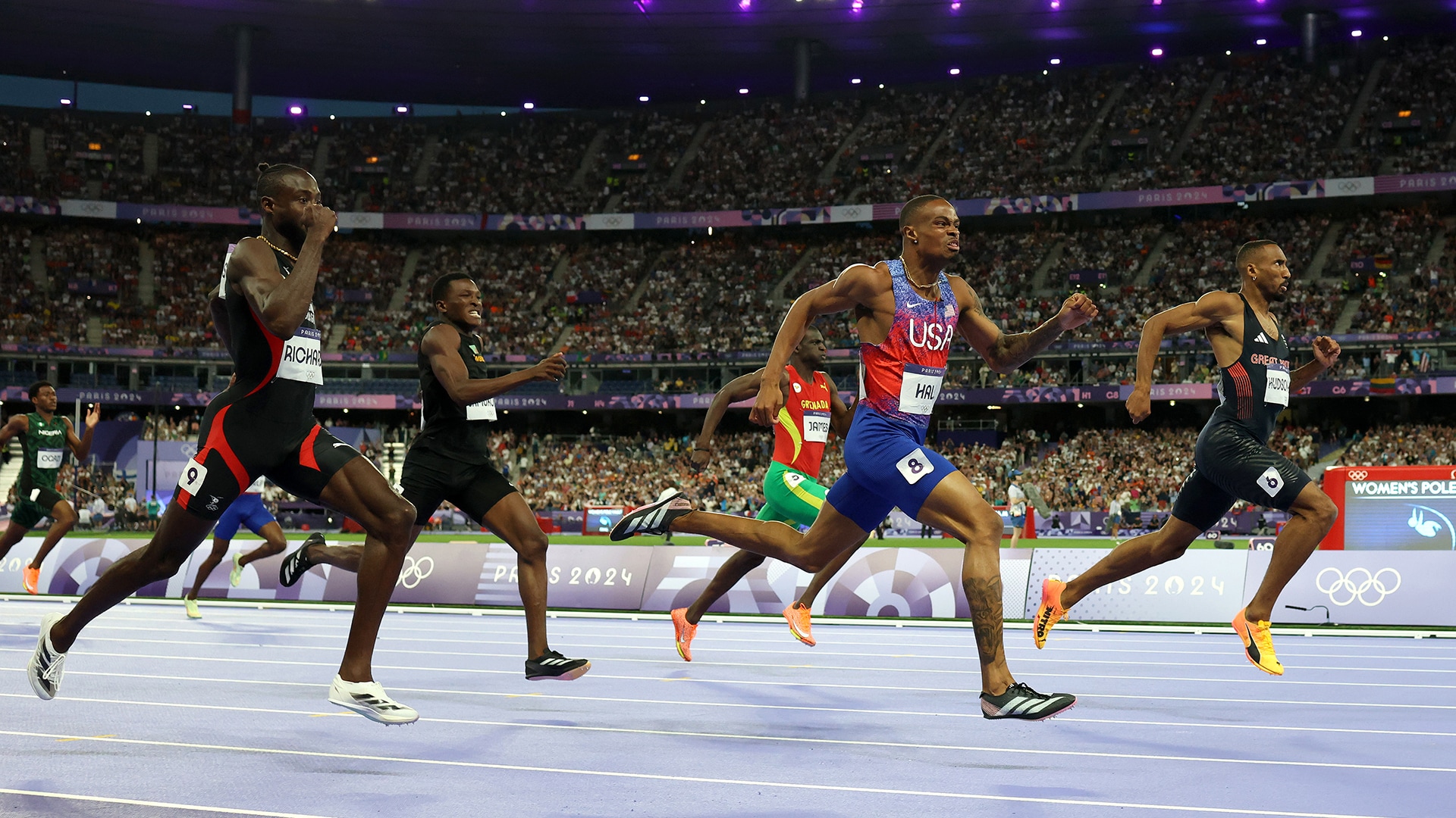 Step-by-step: Quincy Hall's epic sprint to gold | NBC Olympics