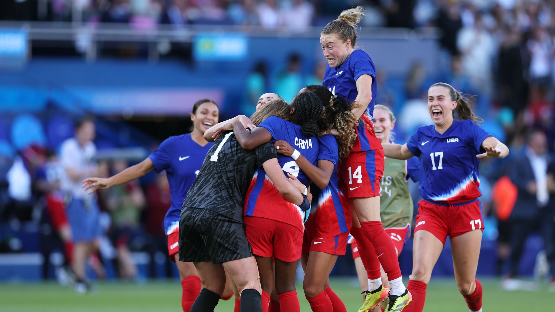 USWNT wins gold medal after hard fought 1-0 win vs. Brazil | NBC Olympics