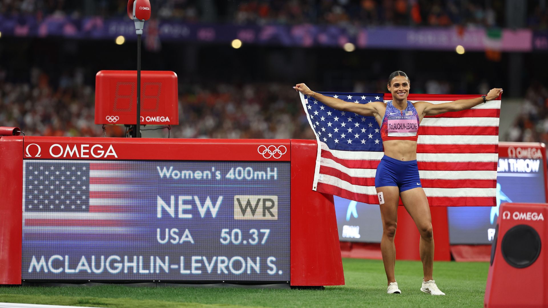 McLaughlin-Levrone breaks world record for 400m hurdles gold | NBC Olympics