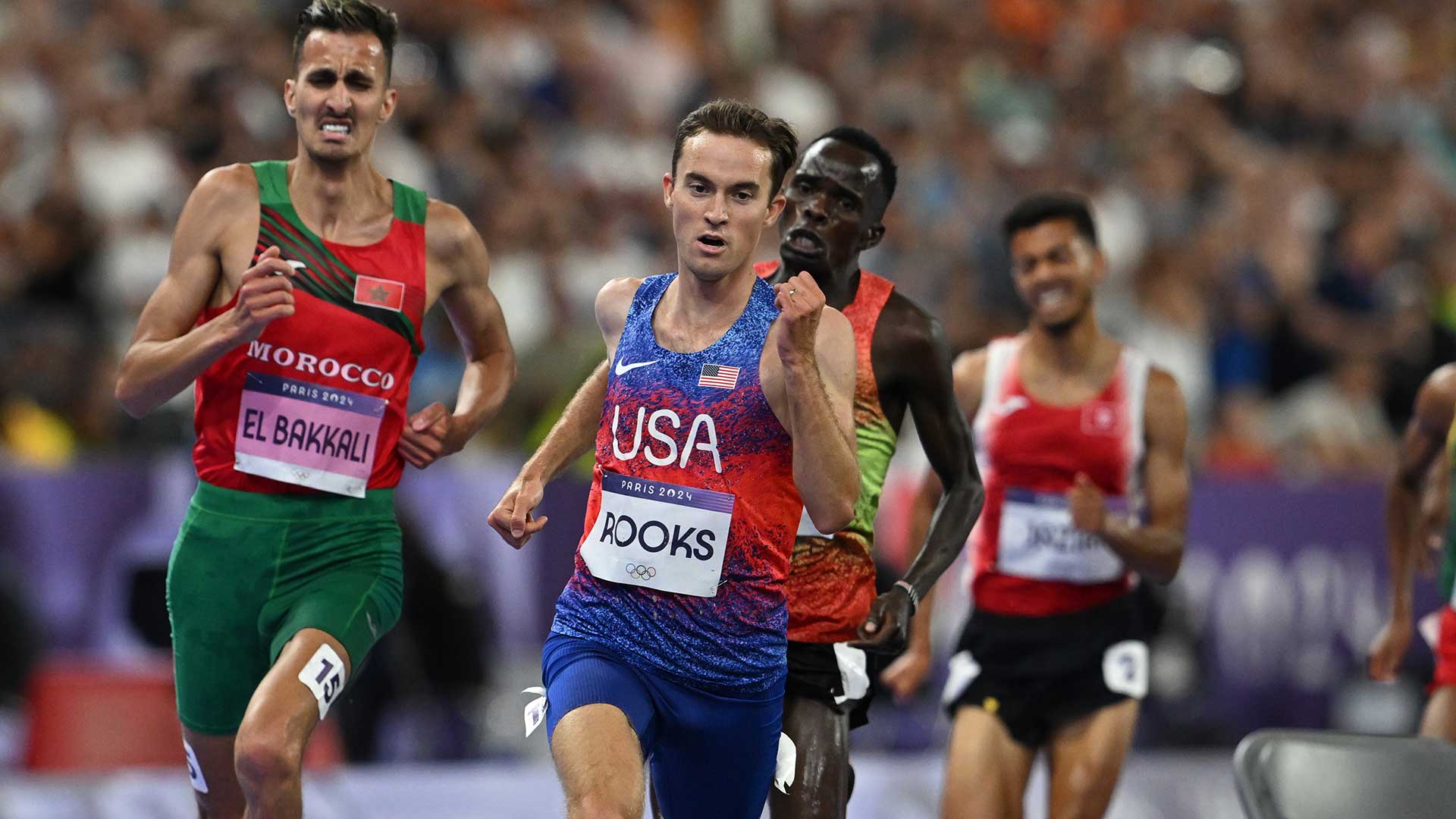 American Kenneth Rooks storms onto steeplechase podium | NBC Olympics