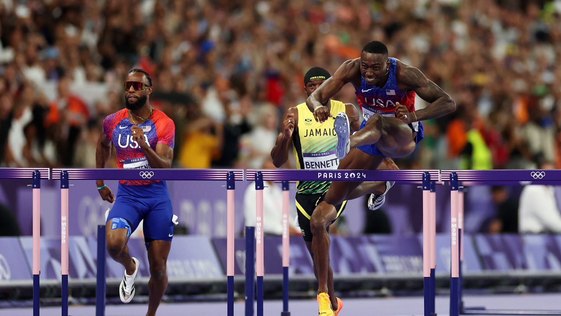 Grant Holloway finally secures men's 110m hurdles crown | NBC Olympics