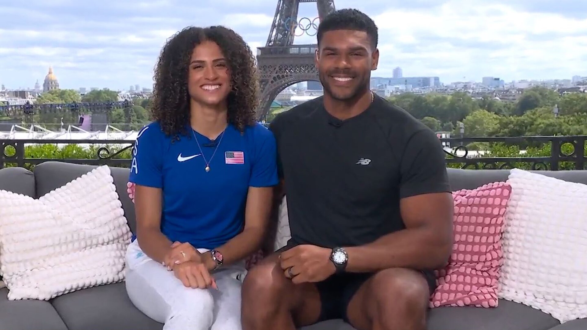 McLaughlin-Levrone: 400mH win 'more full' with family there | NBC Olympics