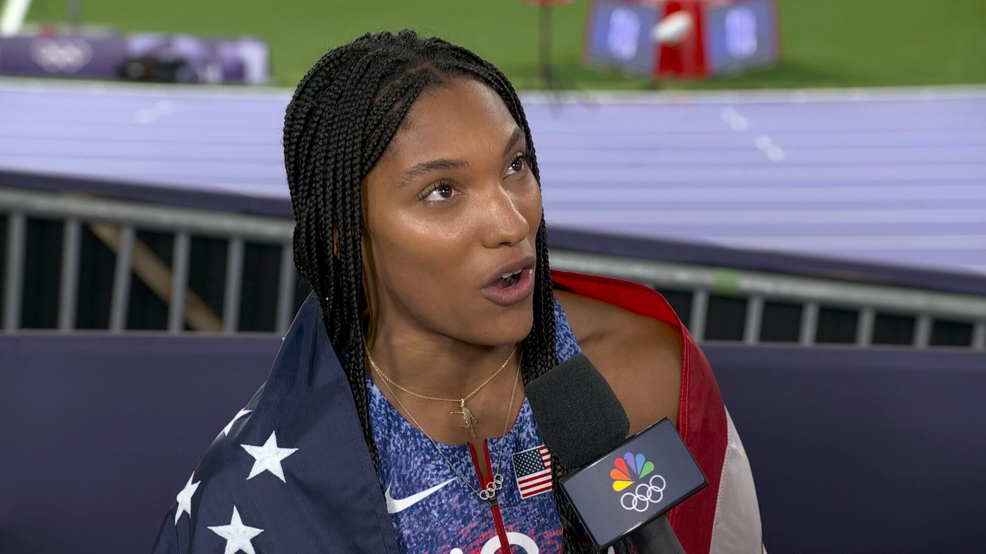 Long jump gold was 'so surreal' for Tara Davis-Woodhall | NBC Olympics