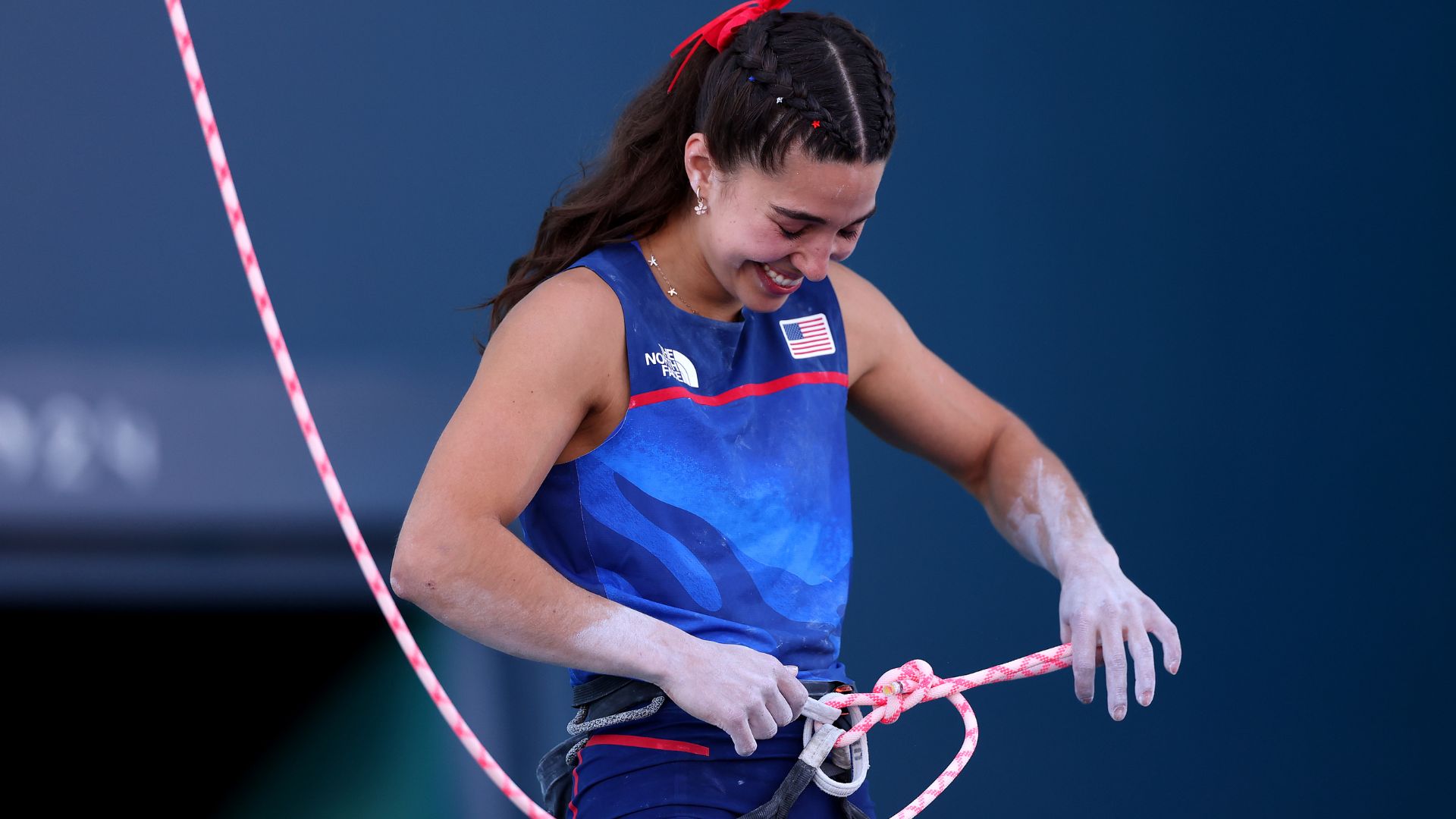 U.S. climber Raboutou masters boulders in combined final | NBC Olympics