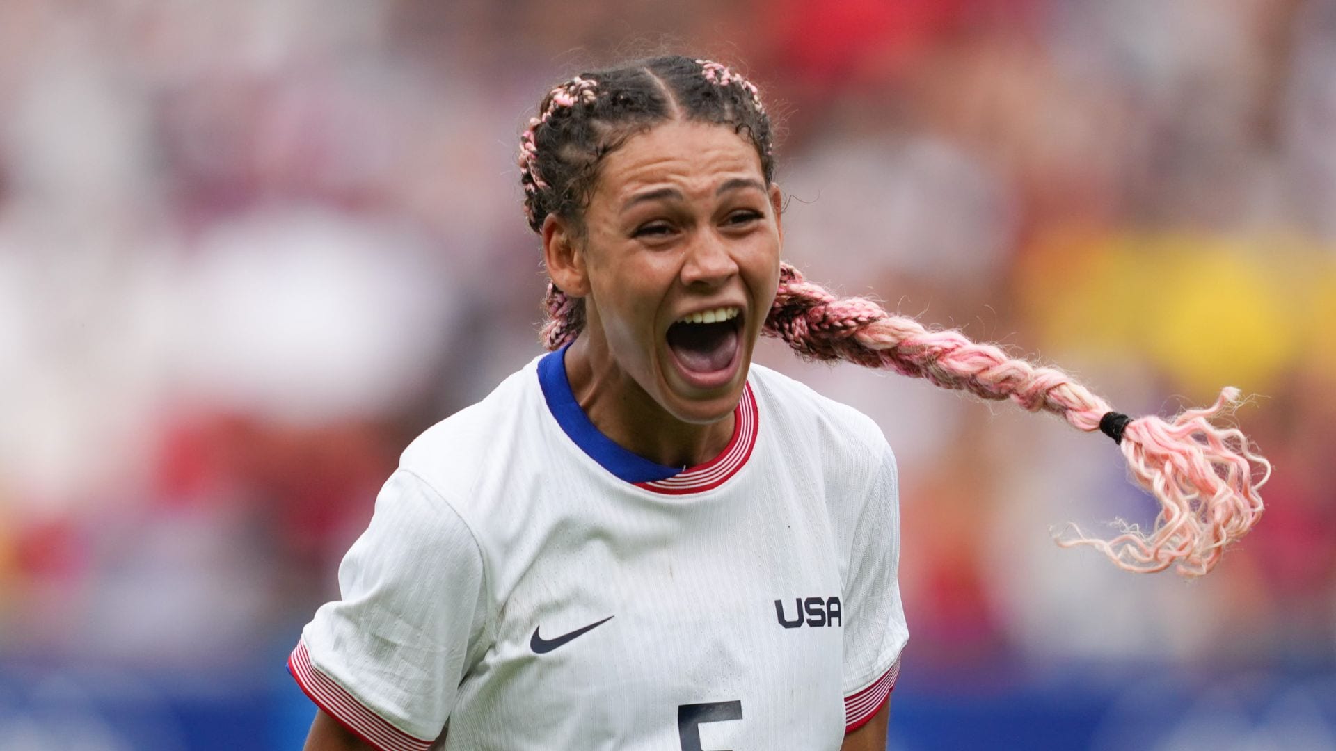 Trinity Rodman's brilliant curler gives USWNT lead vs. Japan | NBC Olympics