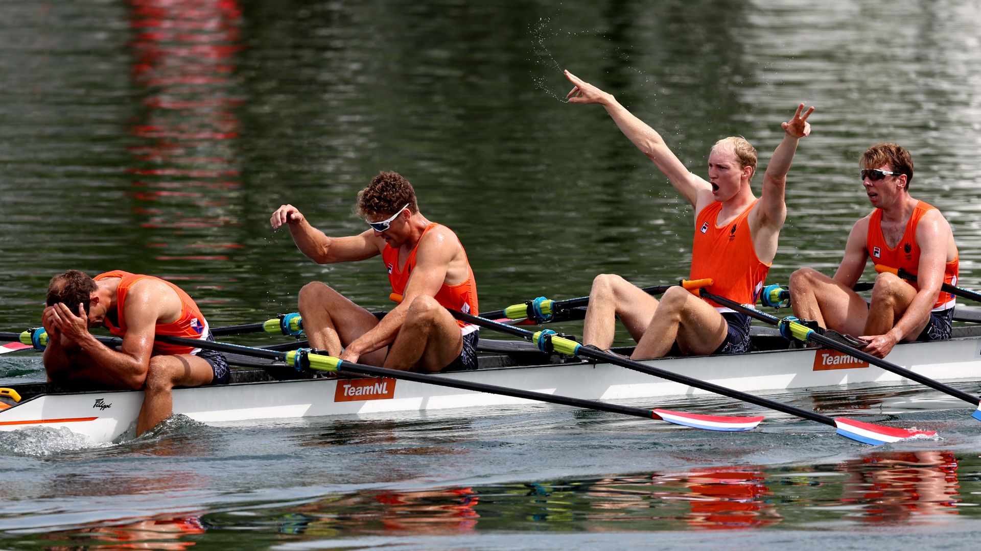 Another Olympic gold for Dutch men's quad sculls | NBC Olympics