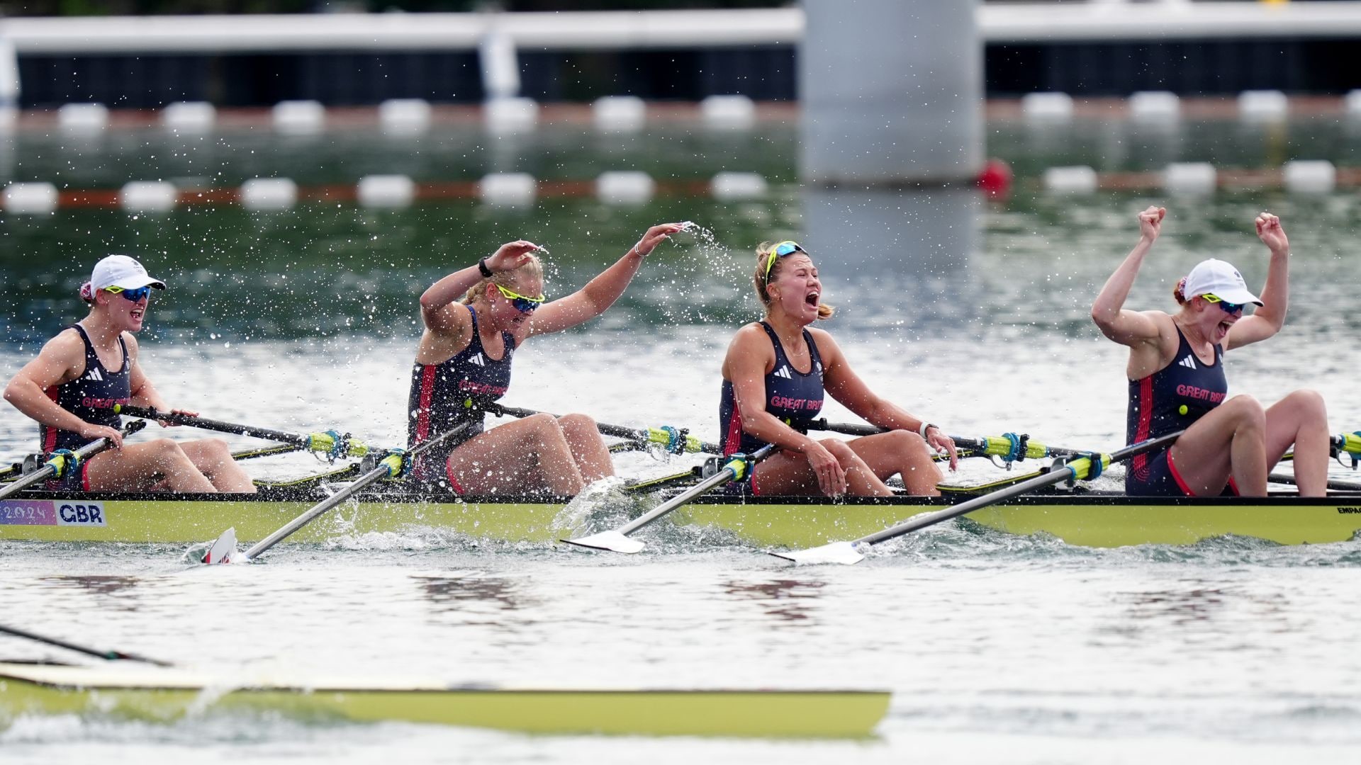 Epic comeback win for Great Britain in women's quad sculls | NBC Olympics