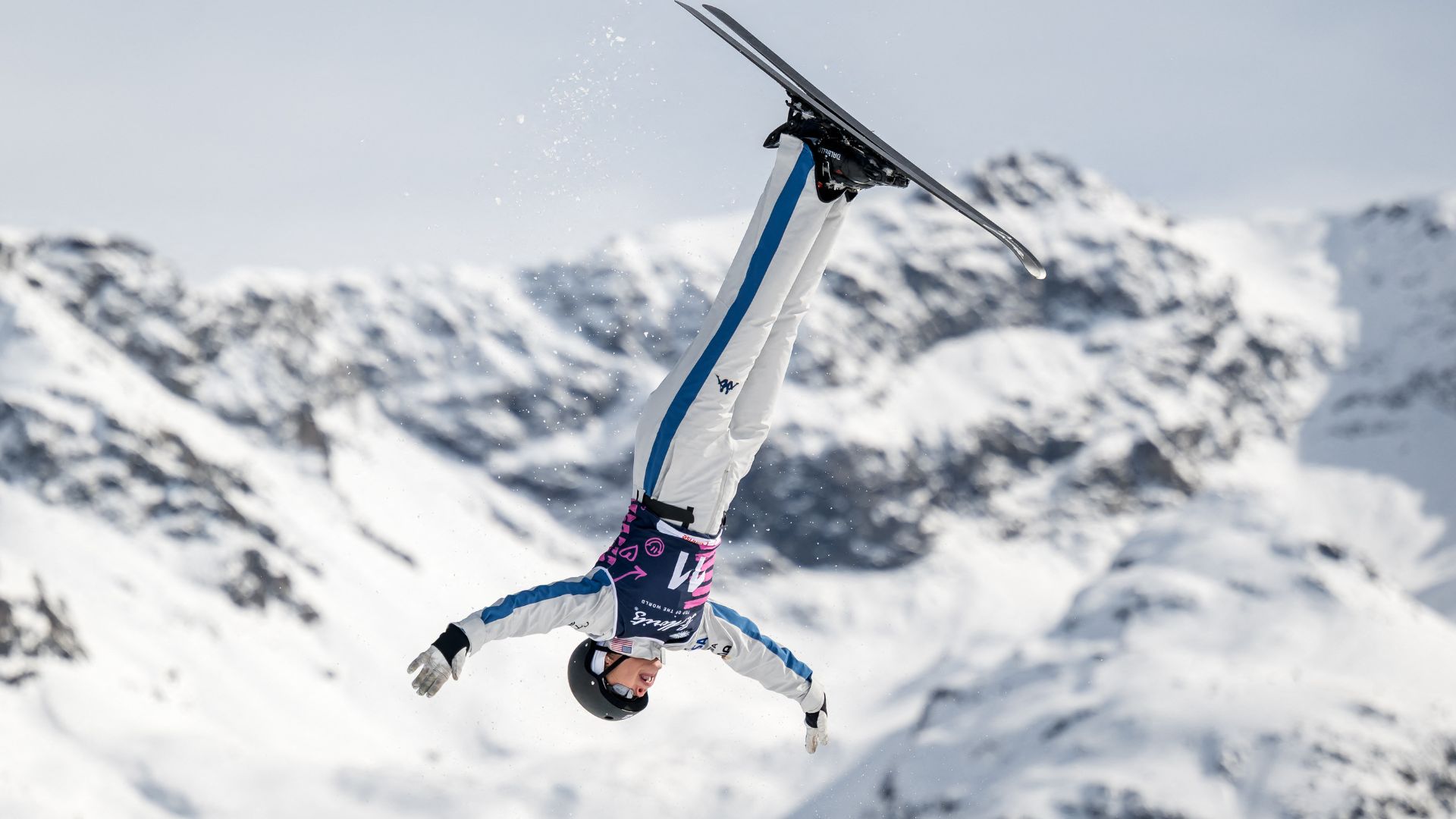 Kaila Kuhn becomes USA's youngest aerials world champion | NBC Olympics