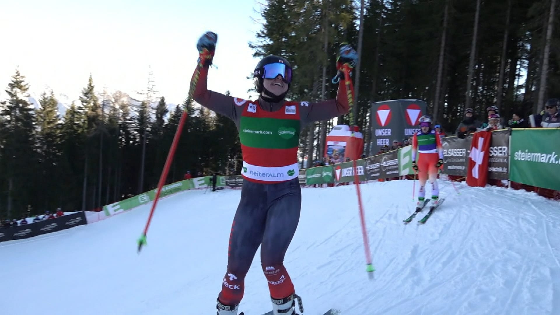 India Sherret wins thrilling ski cross World Cup race | NBC Olympics
