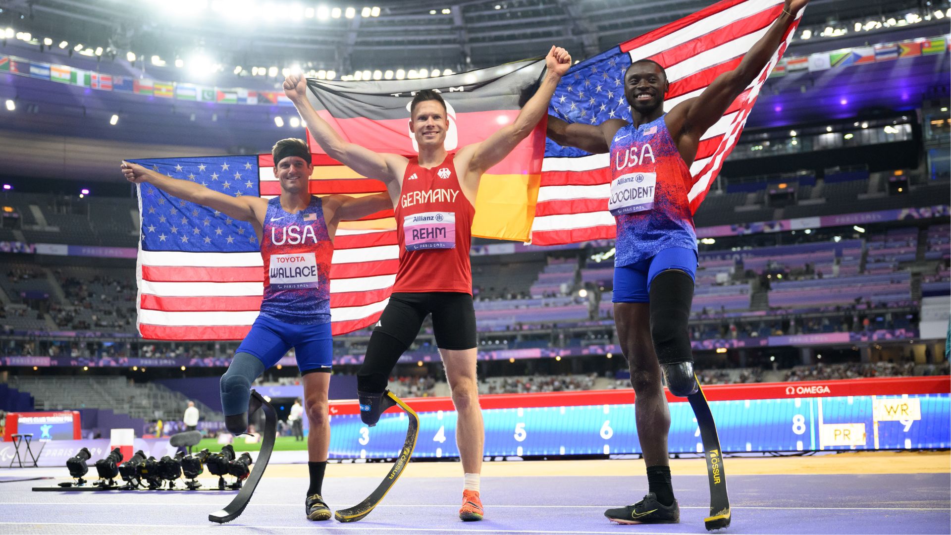 Americans Loccident, Wallace reach podium in high jump T64 | NBC Olympics