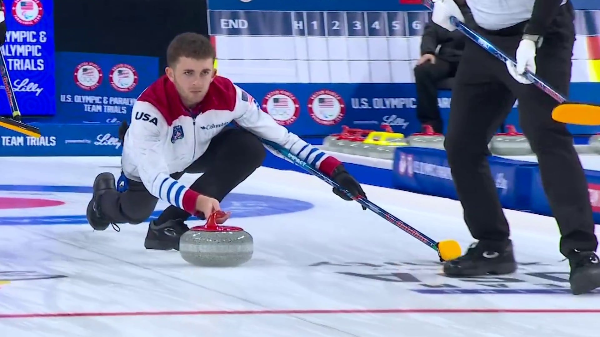 Team Casper edges Shuster to take Game 1 of Trials final | NBC Olympics