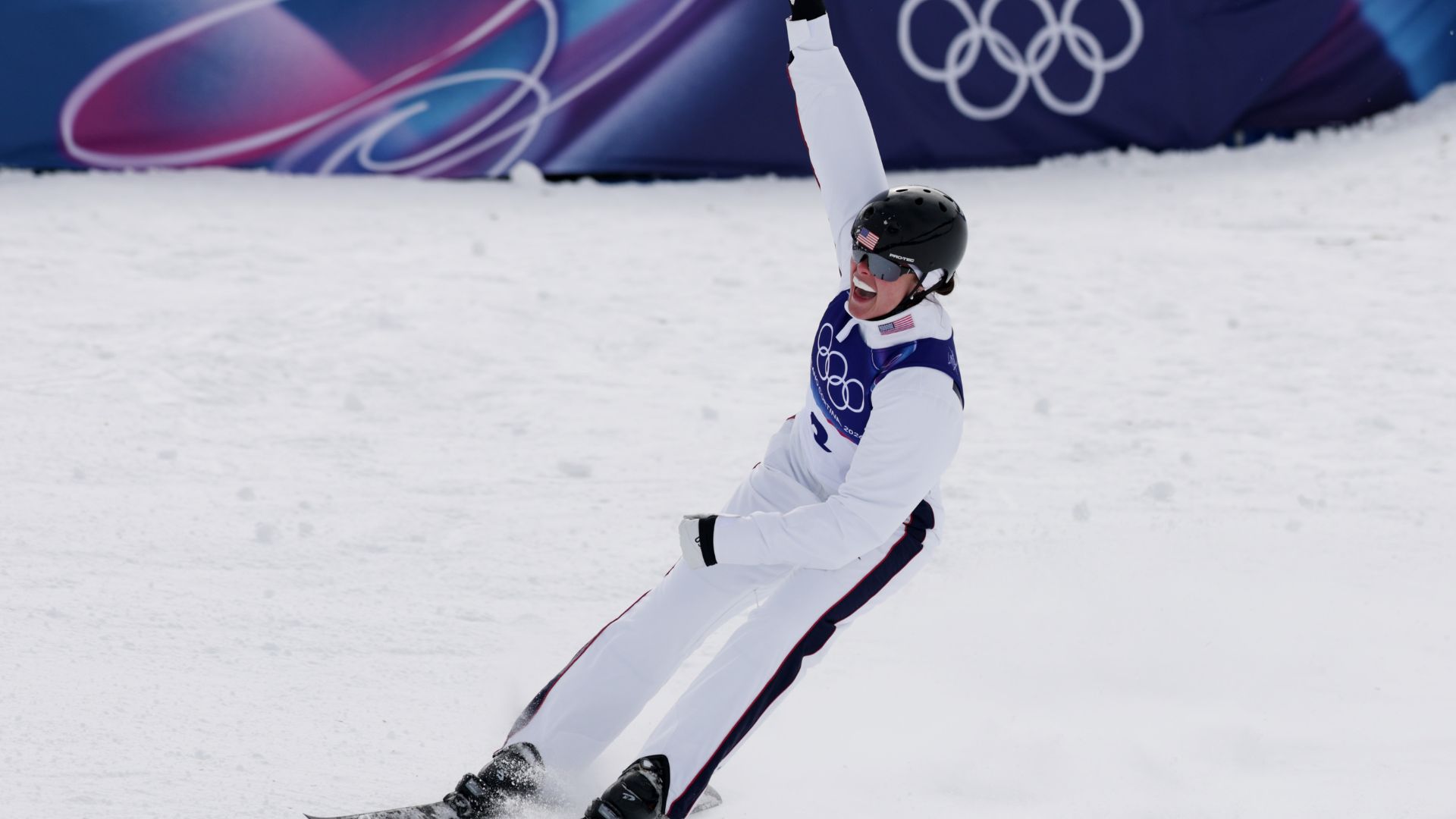 Kaila Kuhn, Winter Vinecki compete in women's aerials final | NBC Olympics