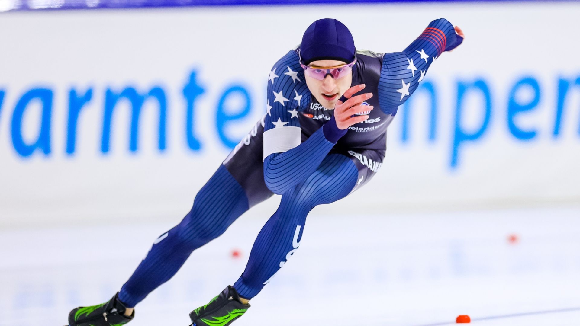 Stolz wins 1000m, finishes 2nd in race to world sprint title | NBC Olympics