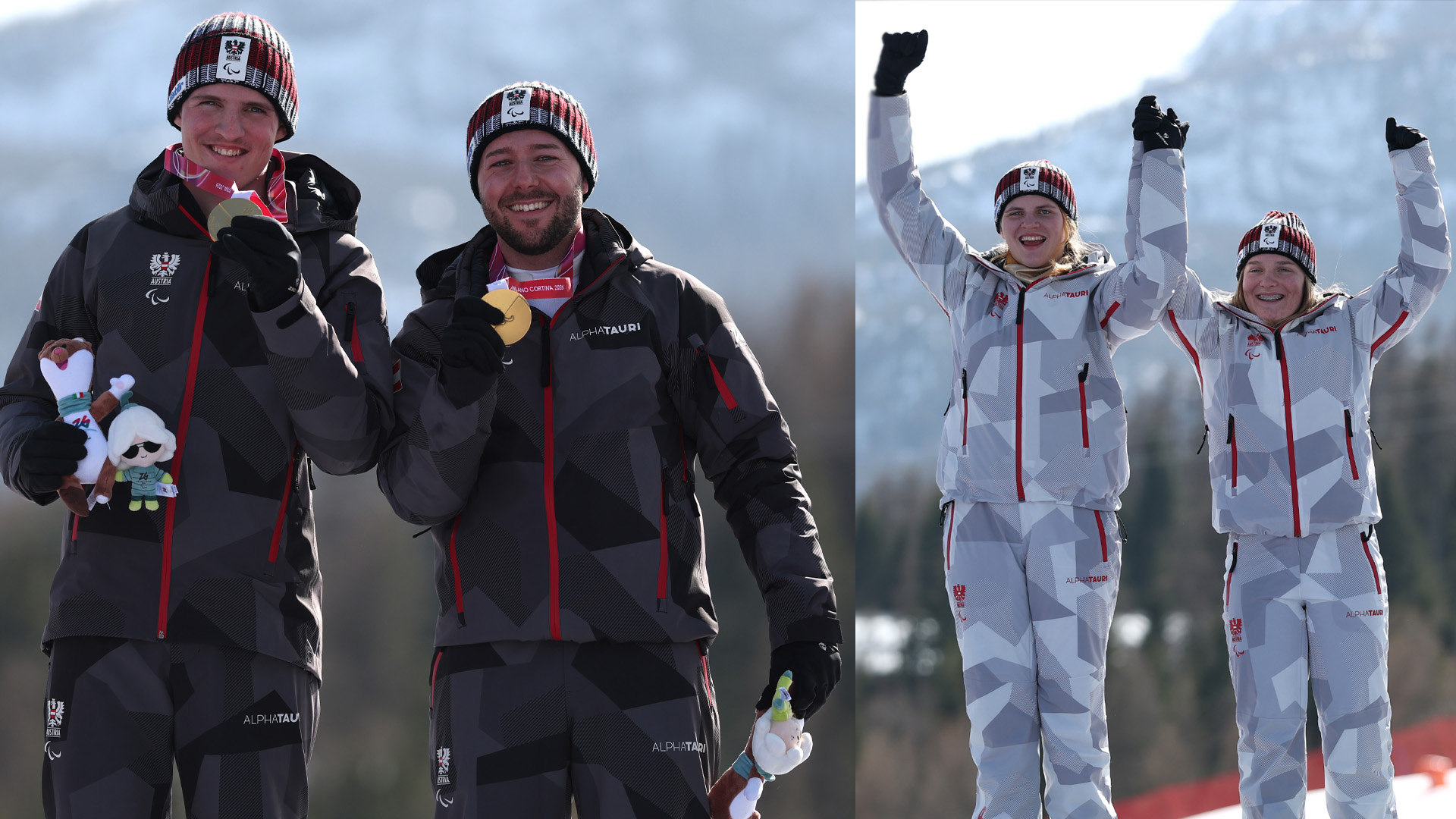 Aigner siblings both take gold in downhill para Alpine | NBC Olympics