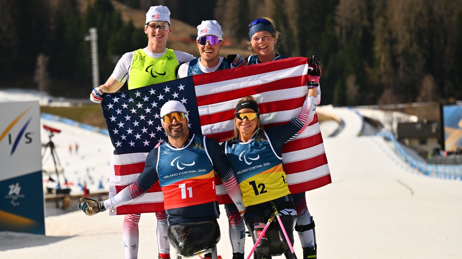 Team USA wins gold in para cross-country mixed team relay | NBC Olympics