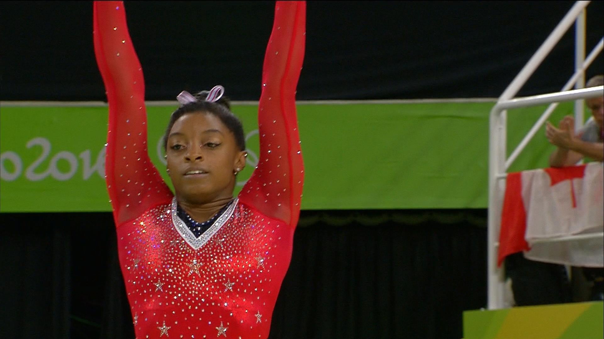 Rio 2016: Simone Biles' bronze medal beam performance | NBC Olympics