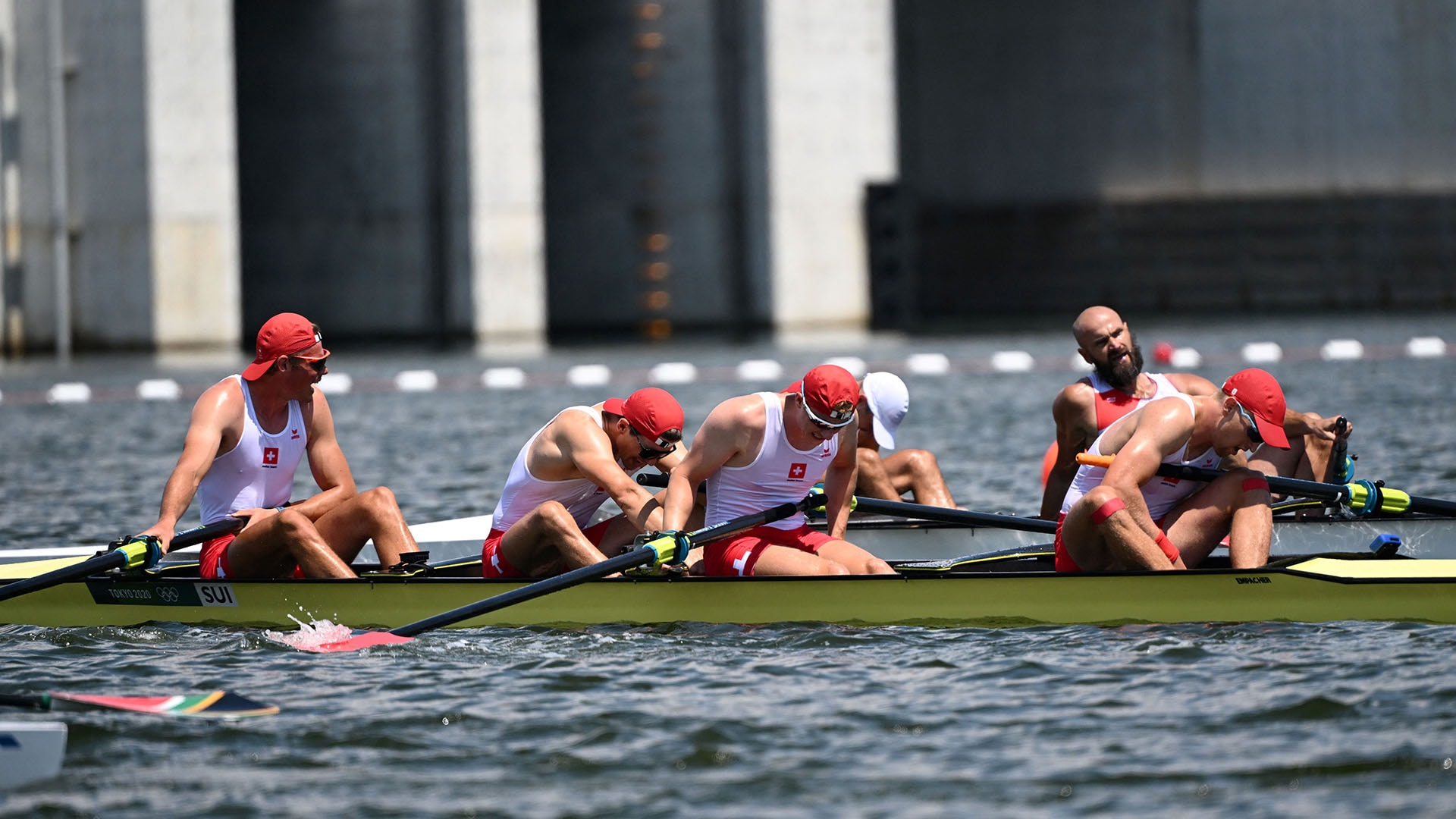Tense finish in men's four rowing repechage | NBC Olympics