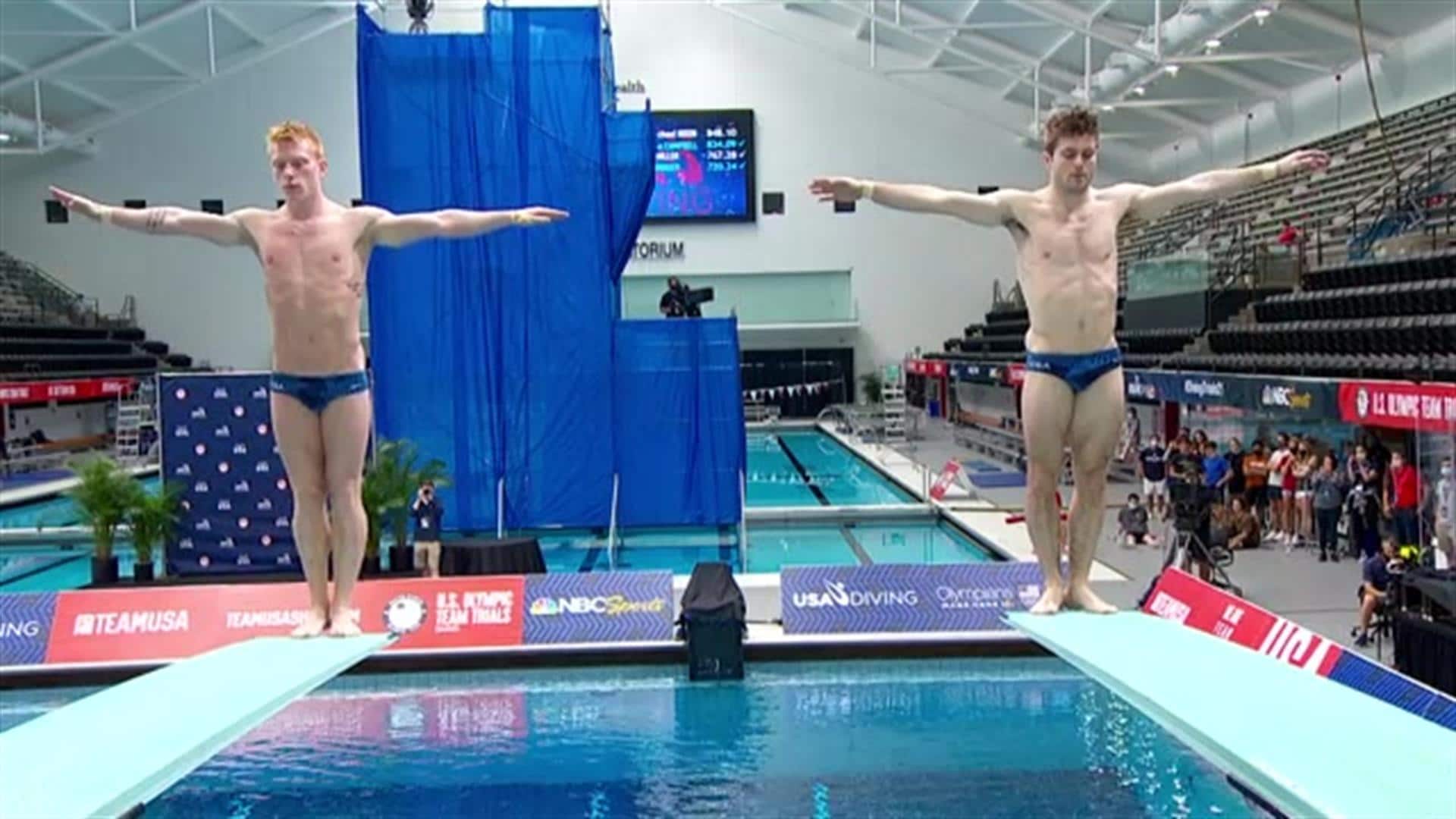 U.S. Trials: Hixon and Capobianco sail to 3m synchro win | NBC Olympics