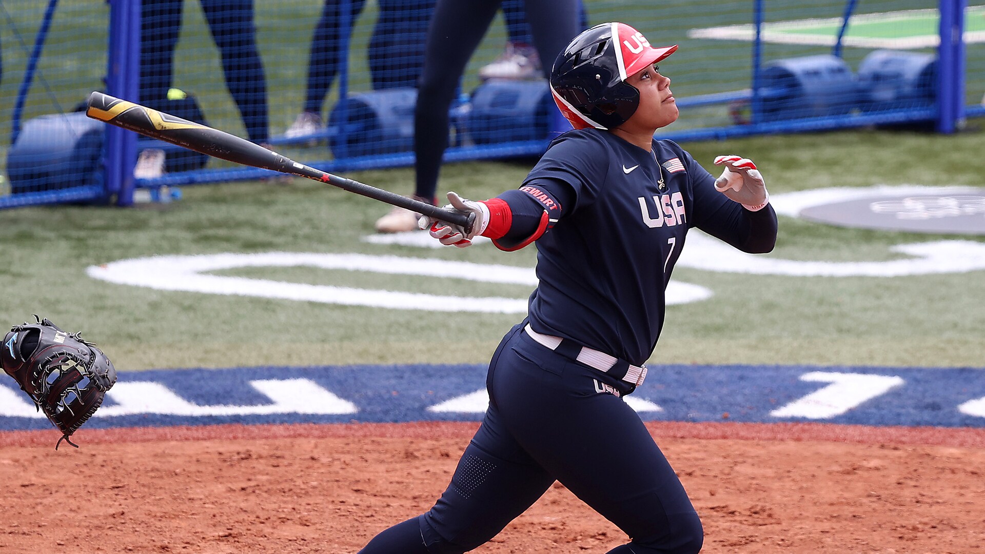 U.S. downs Japan in preview of gold medal softball game | NBC Olympics