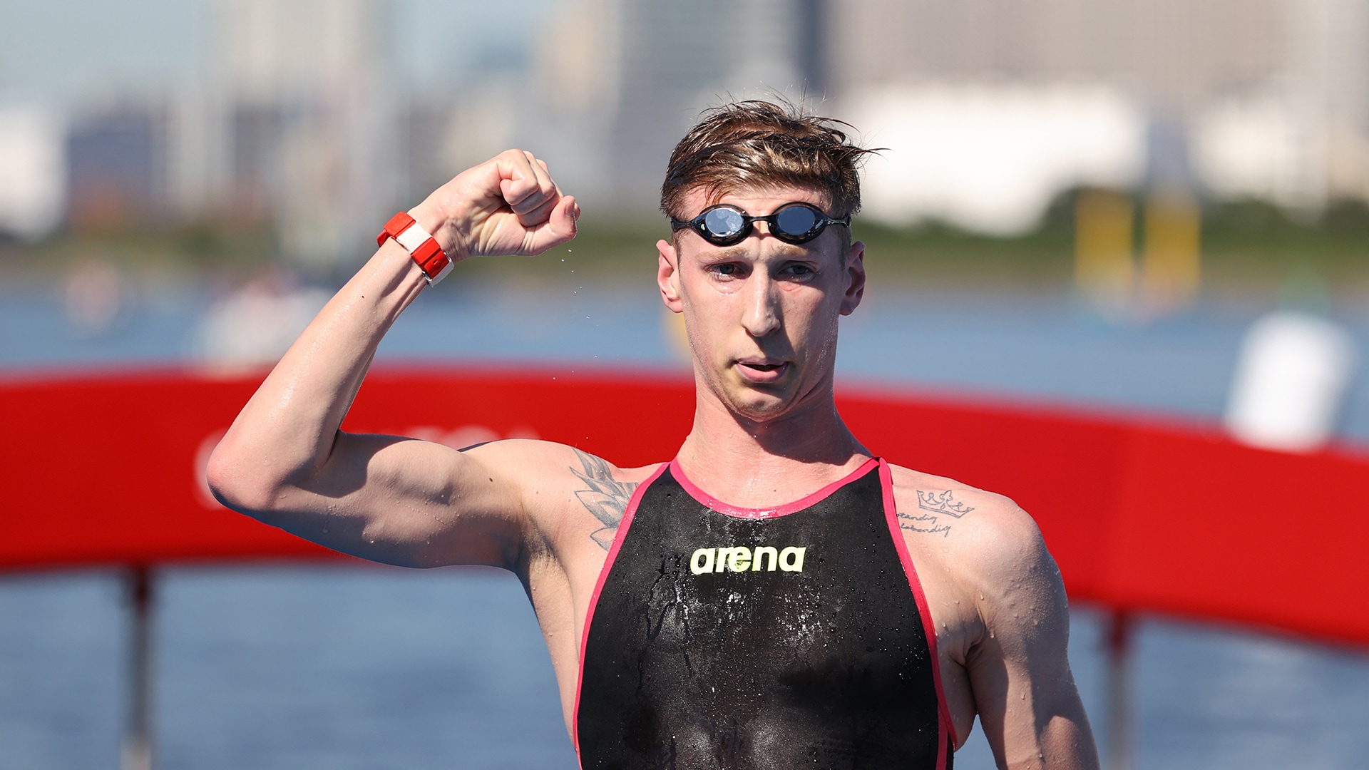 Tokyo: Florian Wellbrock wins gold in men's marathon swim | NBC Olympics