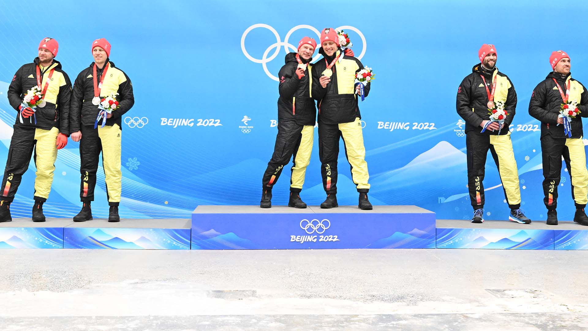 Germany sweeps two-man bobsled podium, Friedrich golden | NBC Olympics