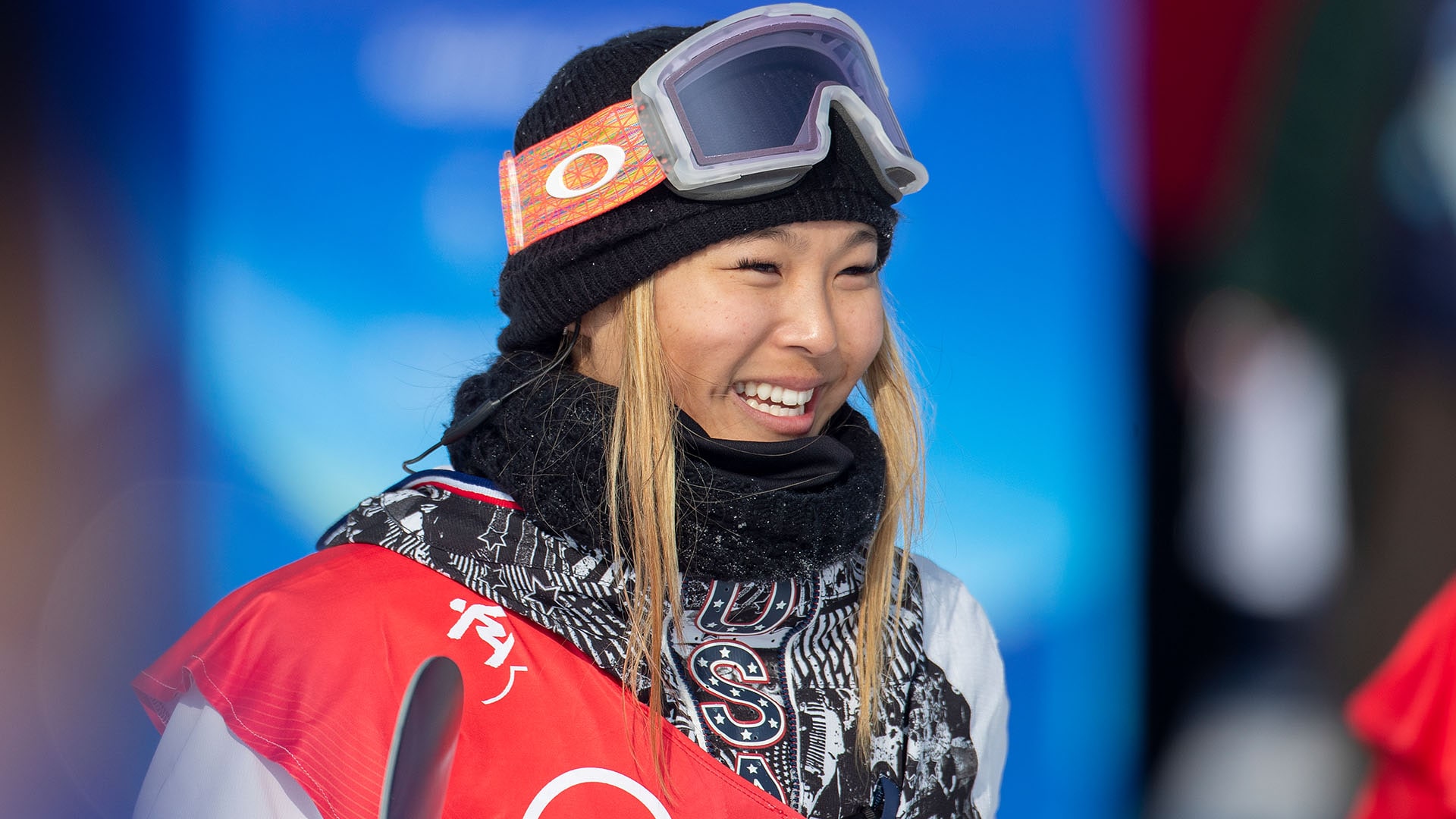 Chloe Kim solicits crowd for snacks mid press conference | NBC Olympics