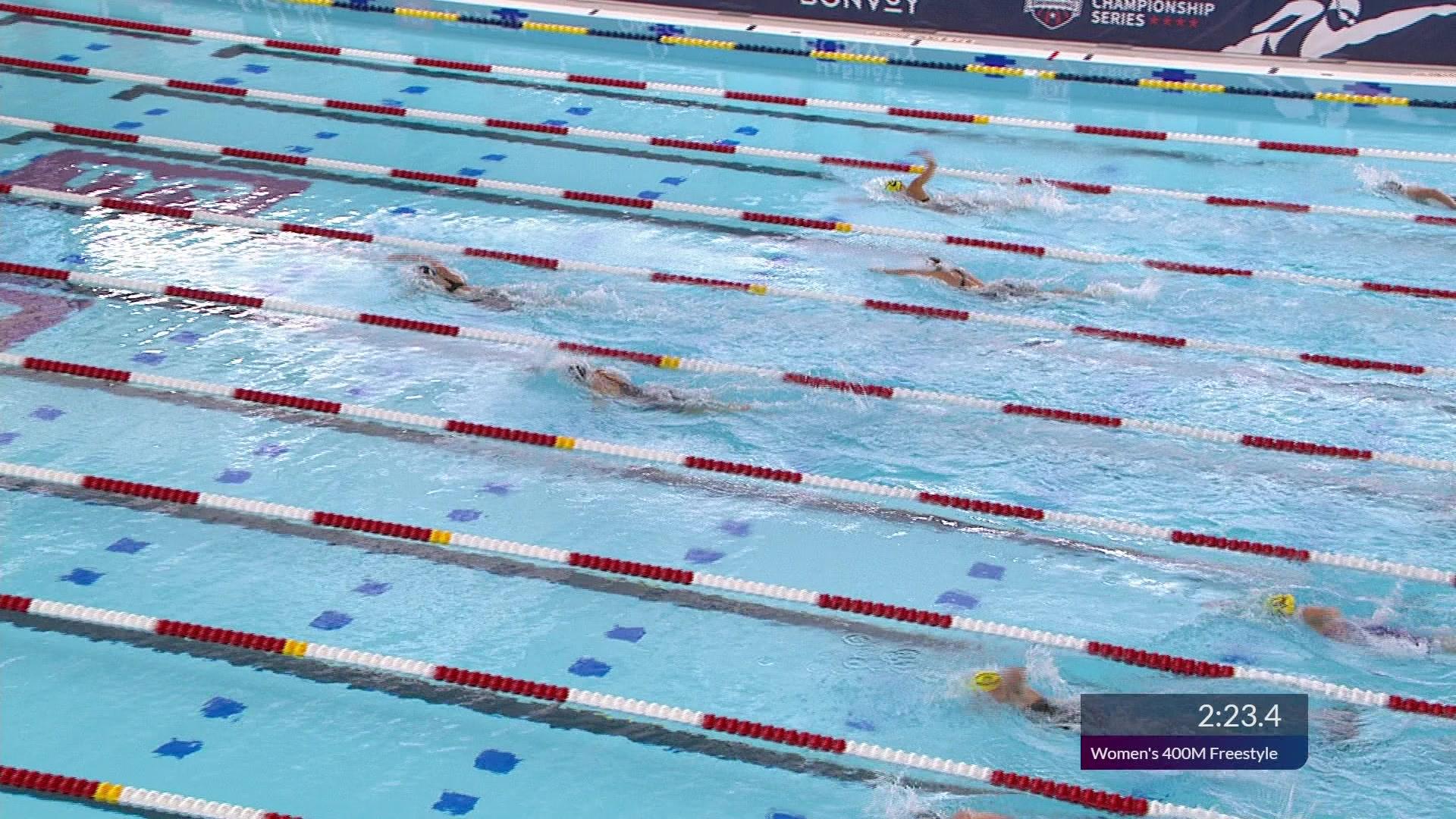 San Antonio: Katie Ledecky dominates women's 400m free | NBC Olympics