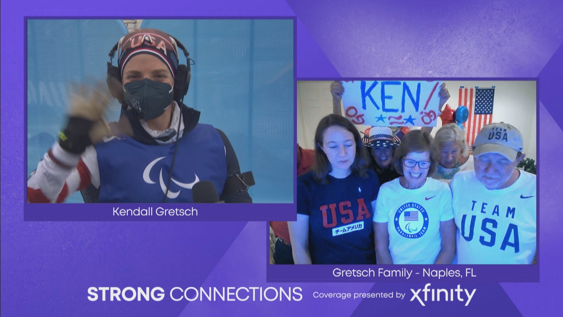 Kendall Gretsch connects with family after silver medal | NBC Olympics